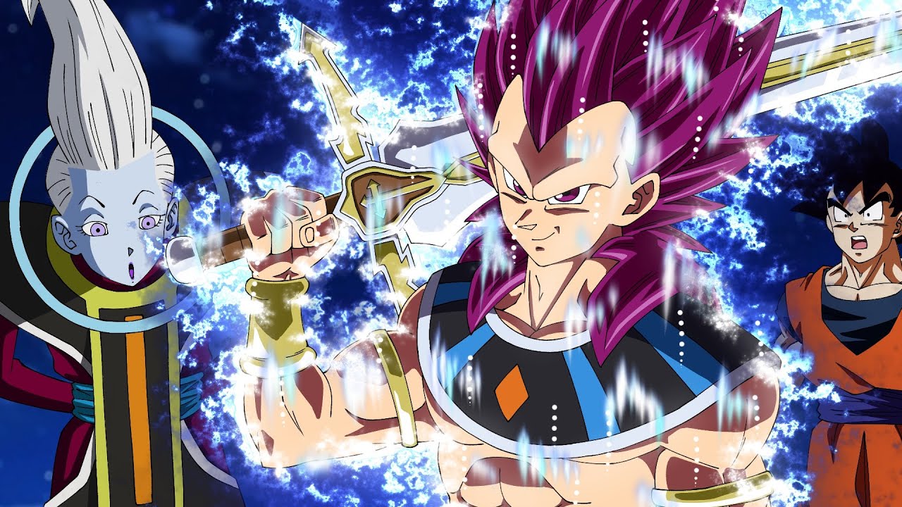 Vegeta Ultra Ego Level 2 defeats Evil Spirits with His Legendary Sword ...