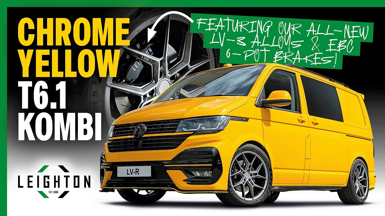 Chrome Yellow VW Transporter | Leighton Vans - YouTube