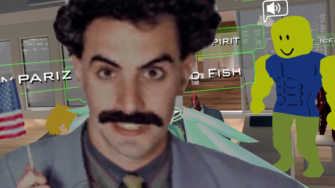 Funny VRChat - Borat hates Roblox - YouTube