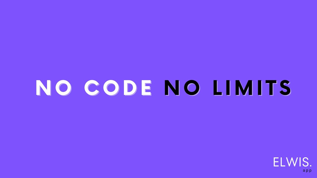 No-code, no limits. - YouTube