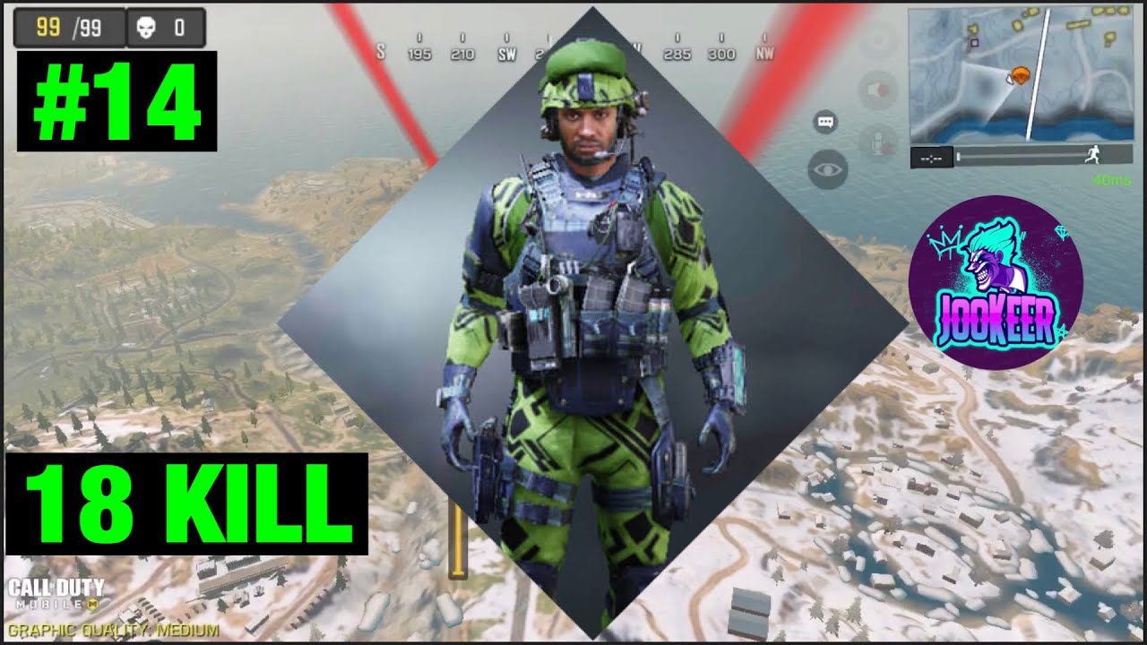 #14 Captain Black Lime GamePlay! Call Of Duty Mobile Battle Royale ...