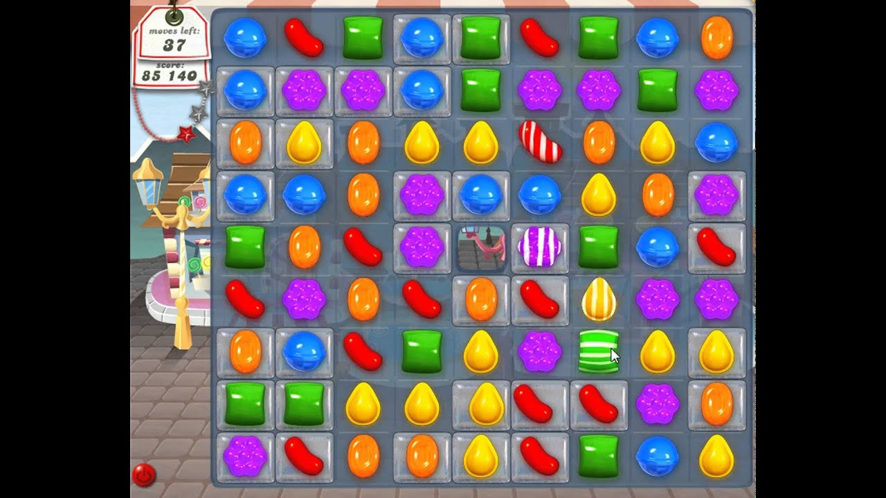 Candy Crush Saga Level 10 - YouTube
