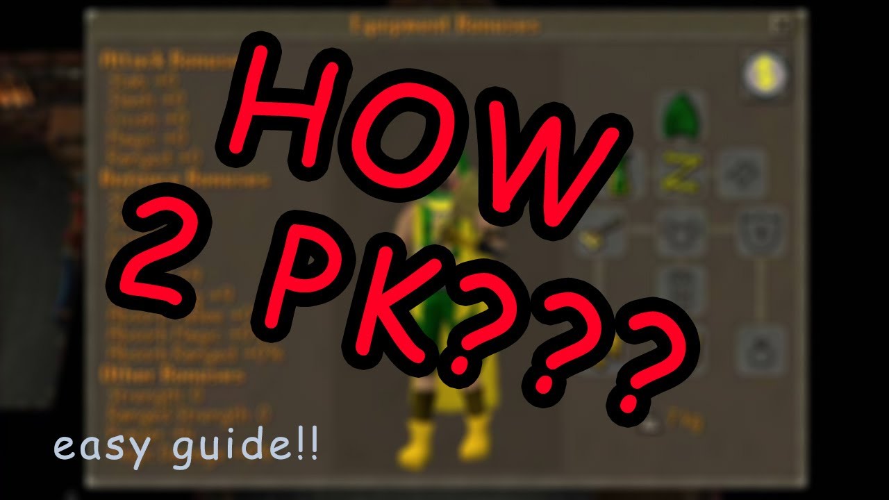 HOW TO PK IN RUNESCAPE - YouTube