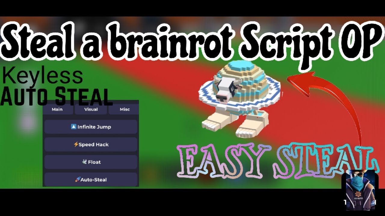 Steal a Brainrot Script OP | AUTO STEAL | SPEED HACK | INF JUMP | FLOAT | ESP | PET FINDER - YouTube