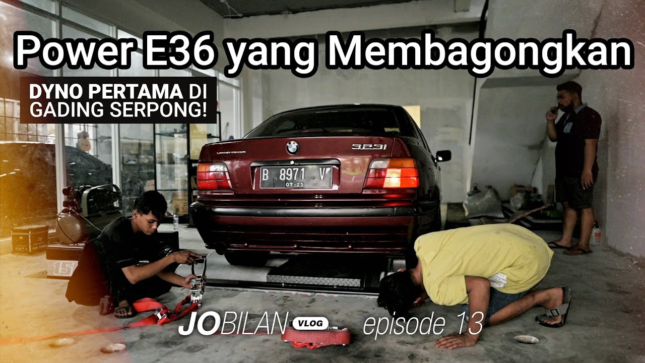 Dyno Pertama Di Gading Serpong! (E36 323i) - Jobilan Ep. 13 - YouTube