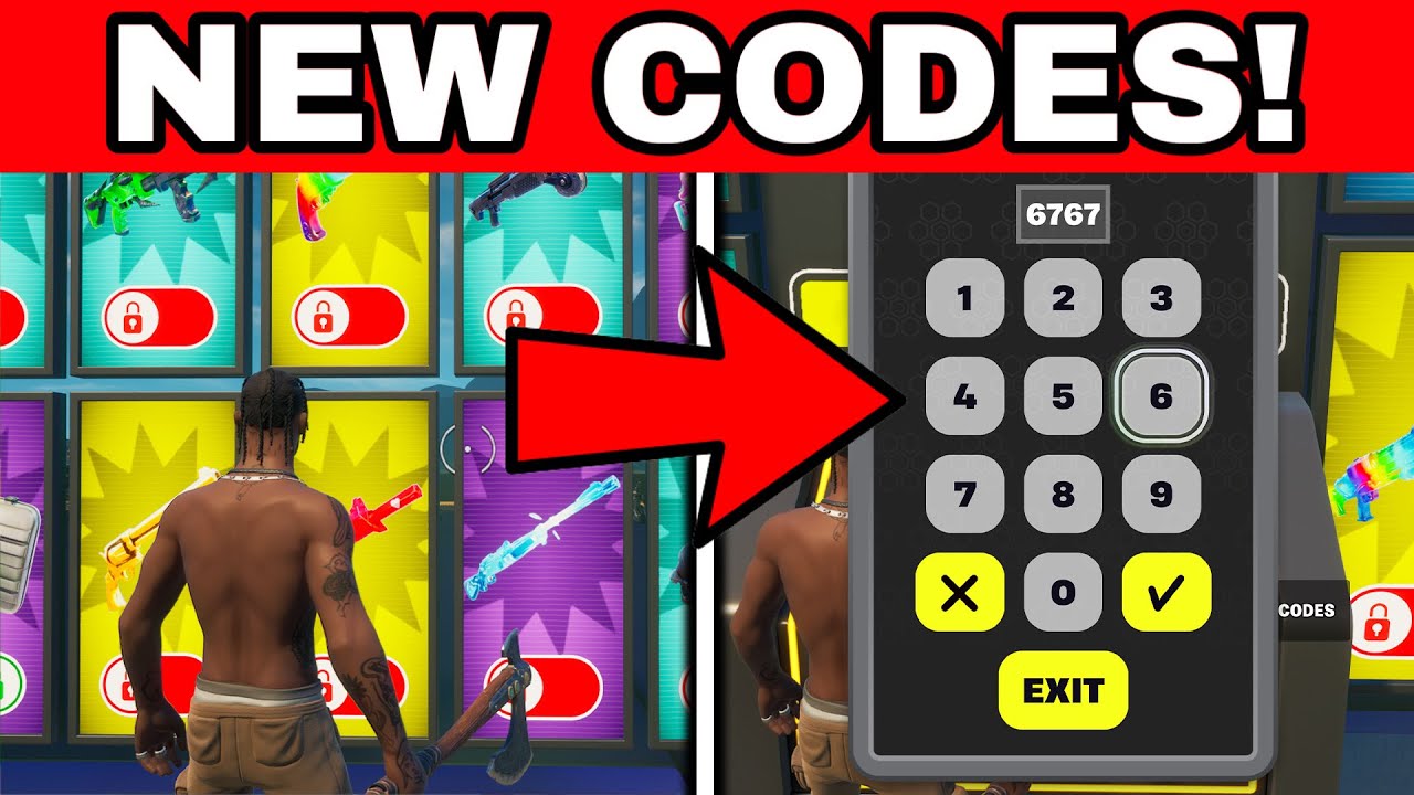 Fortnite 1v1 With Every Gun Secret Codes - YouTube