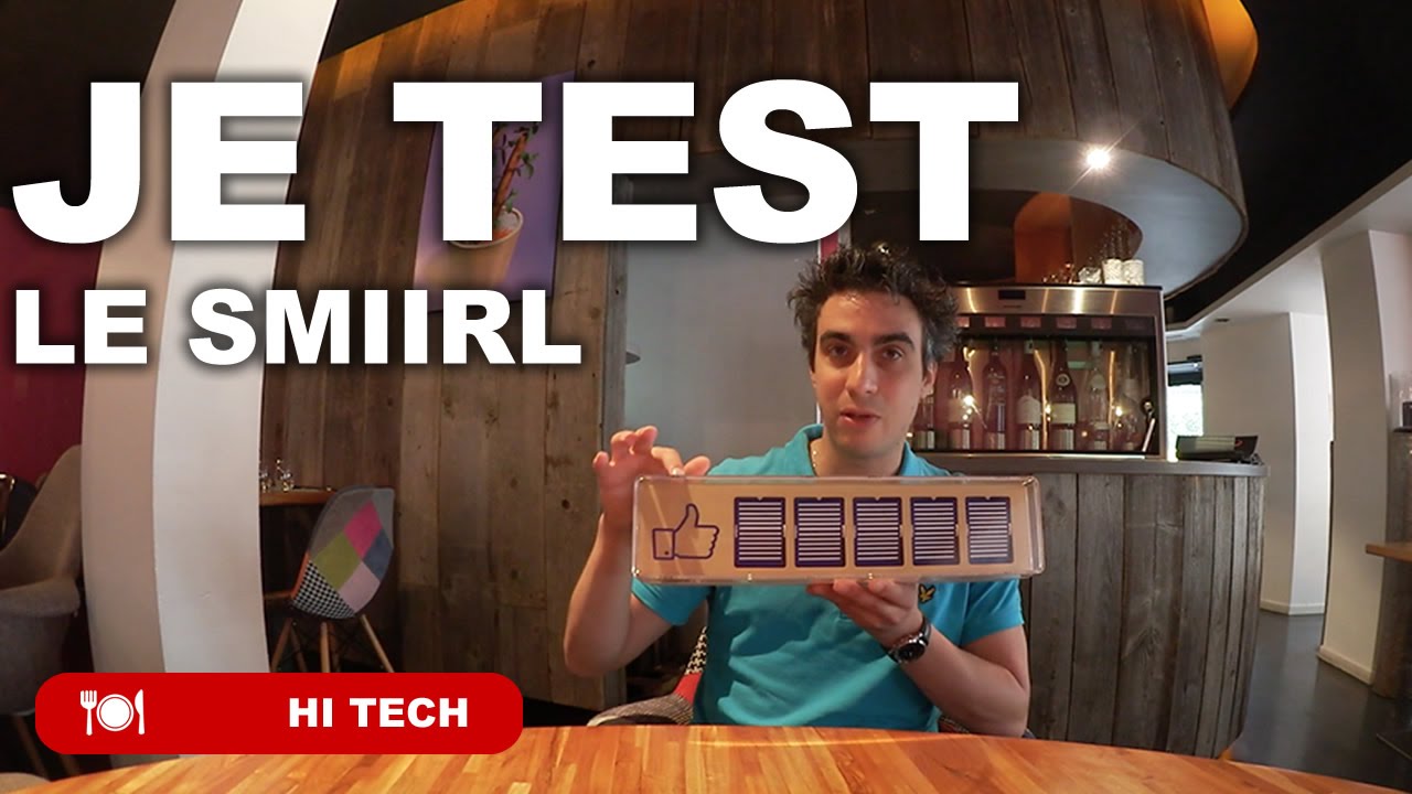 Je test le smiirl - YouTube