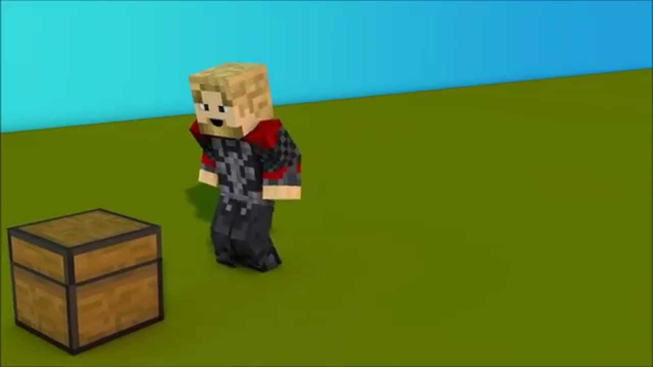 minecraft animation chest opening - YouTube