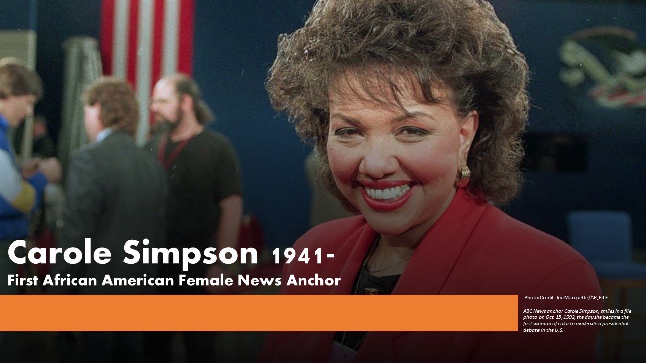 52 Weeks of Black History Live: Carole Simpson by Margaret Walker ...