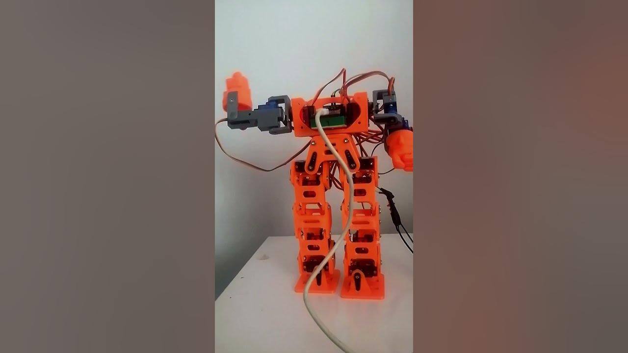 Neo Minihumanoide Fusion360 Cad Mechatronics Print3d Esp32project Esp32 Micropython