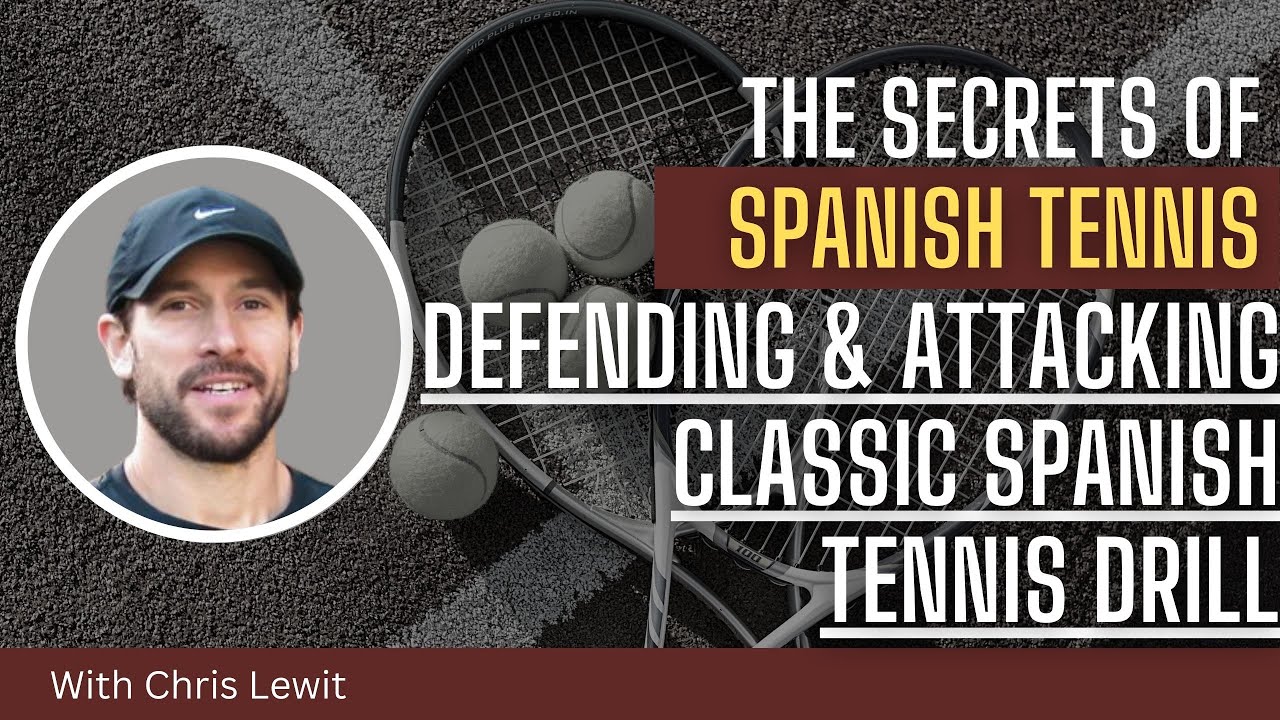 Defending and Attacking Classic Spanish Tennis Drill with shadow ...