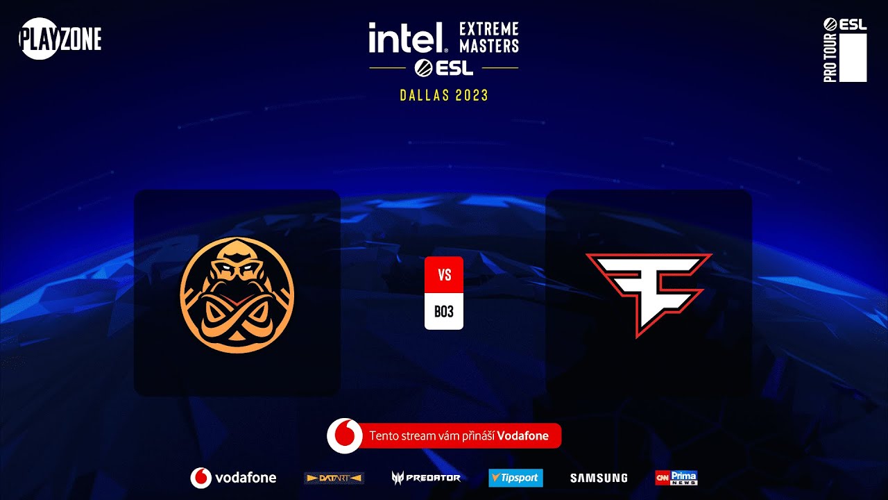 ENCE vs. FaZe | IEM Dallas přináší Vodafone | Semifinále - YouTube