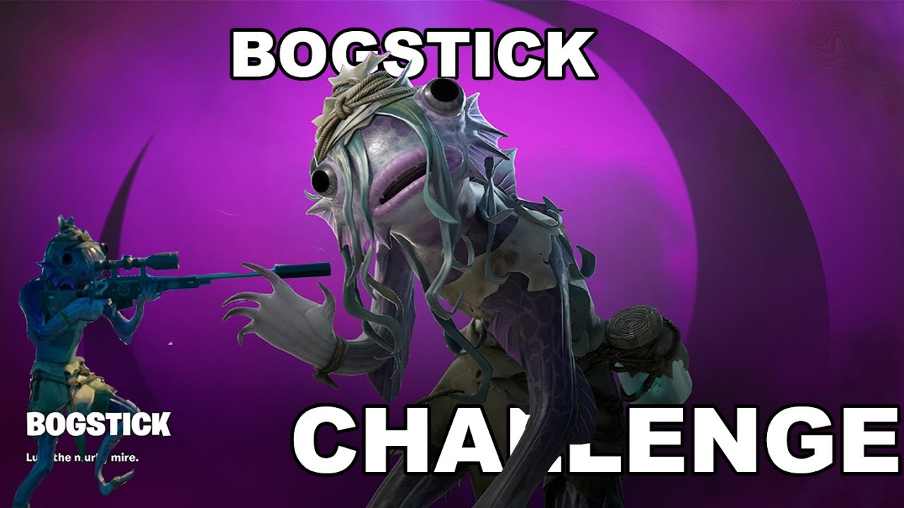 Fortnite BOG STICK Challenge - YouTube