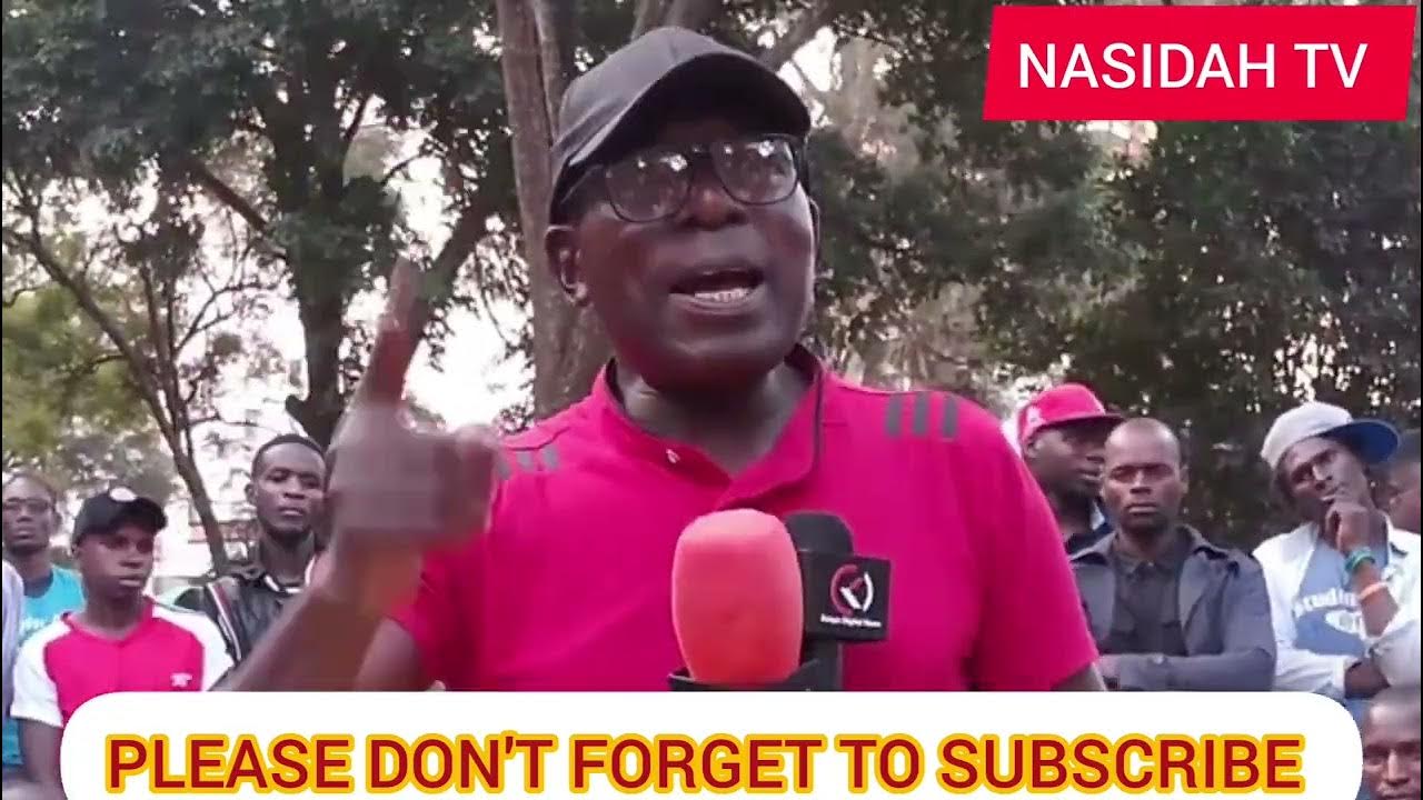 "OSCAR SUDI HESHIMU SIFUNA"~ ANGRY KIBERENGE BUNGE LA MWANAICHI TELLS OFF KAPSERET MP OSCAR SUDI ...