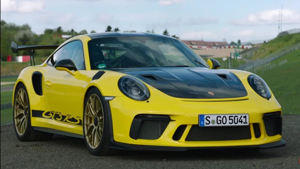 Racing Yellow Porsche 911 GT3 RS Mk II Weissach Package - YouTube