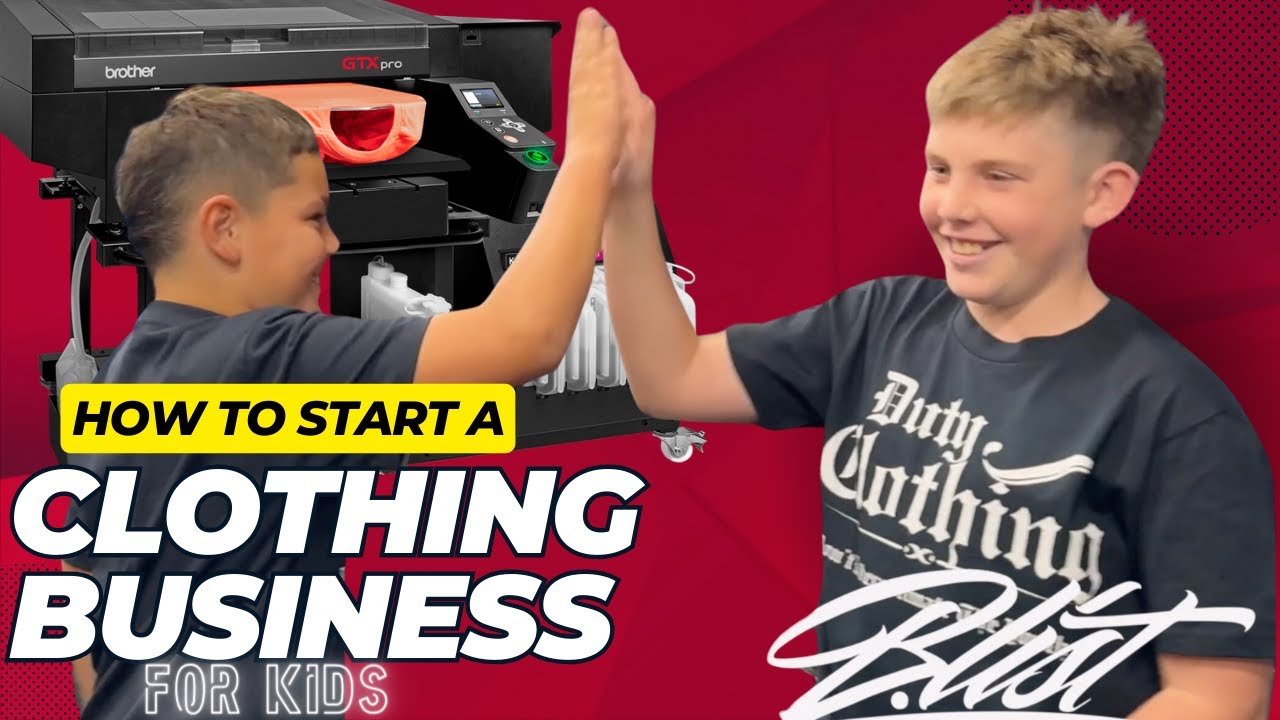 Kids Start Their Own Clothing Brand! - YouTube