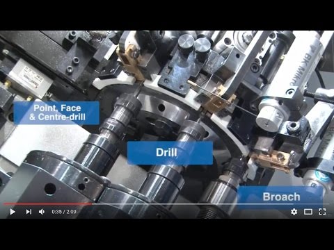 Truform Equipment - ADB - #1 - Face, Drill, Broach Machine - YouTube