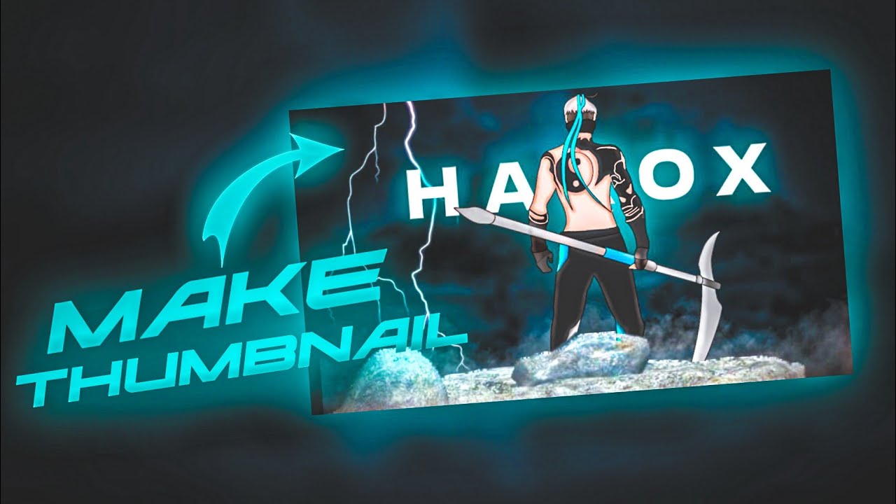 How to make thumbnail like rouk ff🔥-flem R ||how to edit thumbnail rouk ...