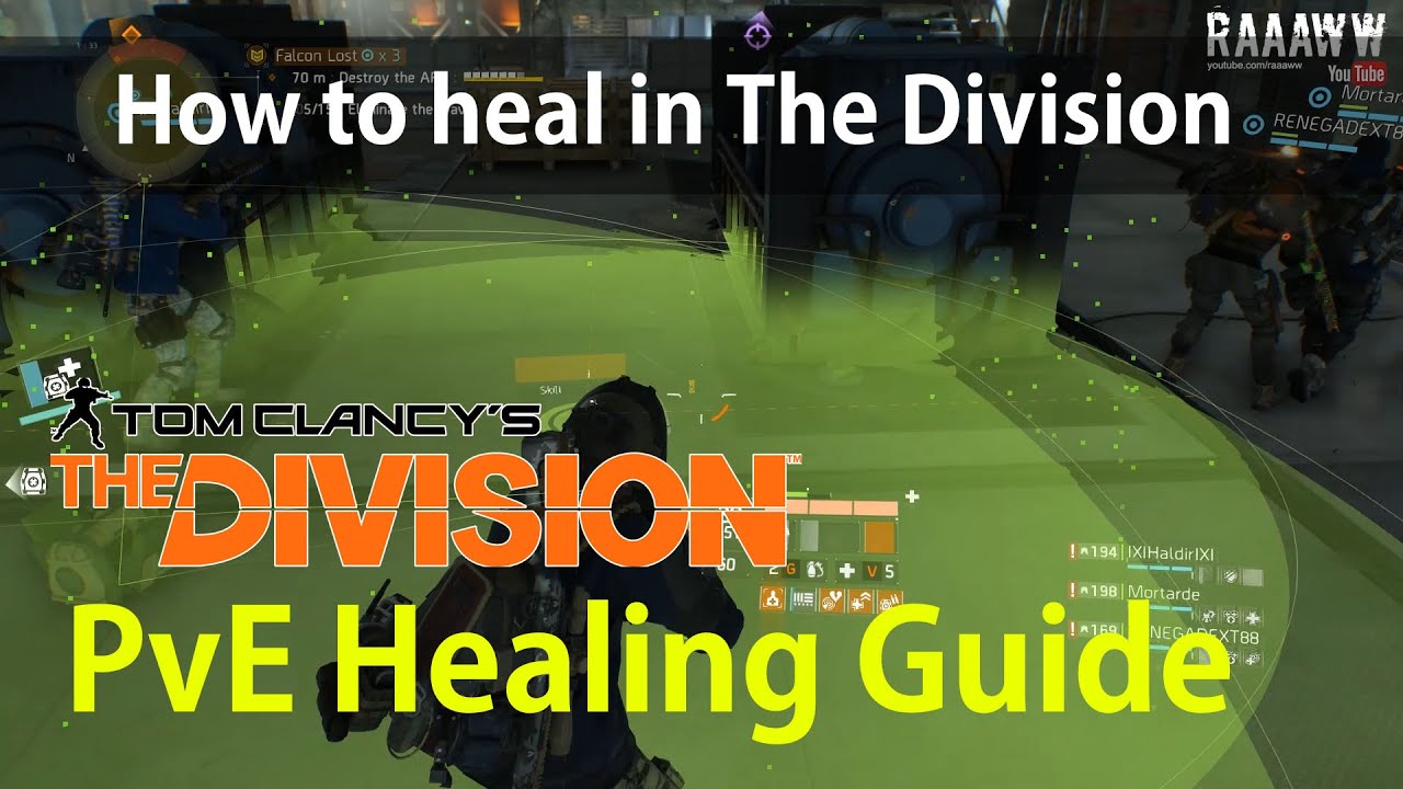 How to heal in the Division *First Aid Build - YouTube