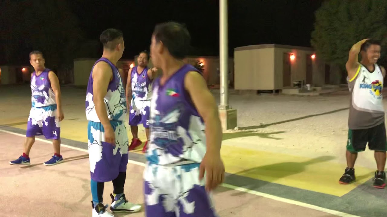 Basketball @ Damman KSA .. Red team vs Violet team - YouTube