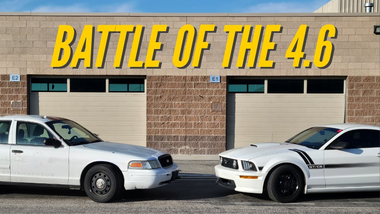 Ford Mustang GT vs Police Crown Vic Chase (Cops & Robbers) - YouTube
