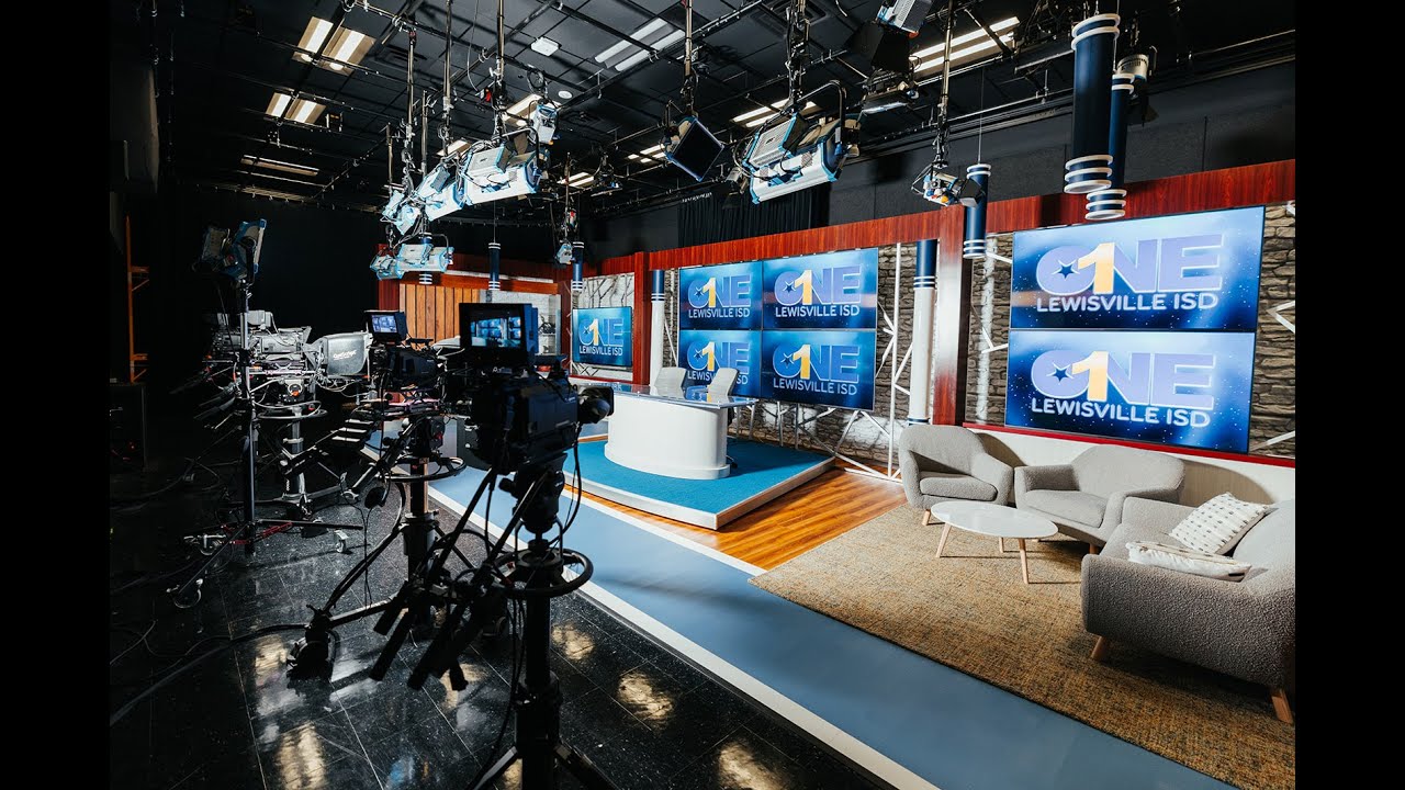 Lewisville ISD TECC East - TV Studio - YouTube