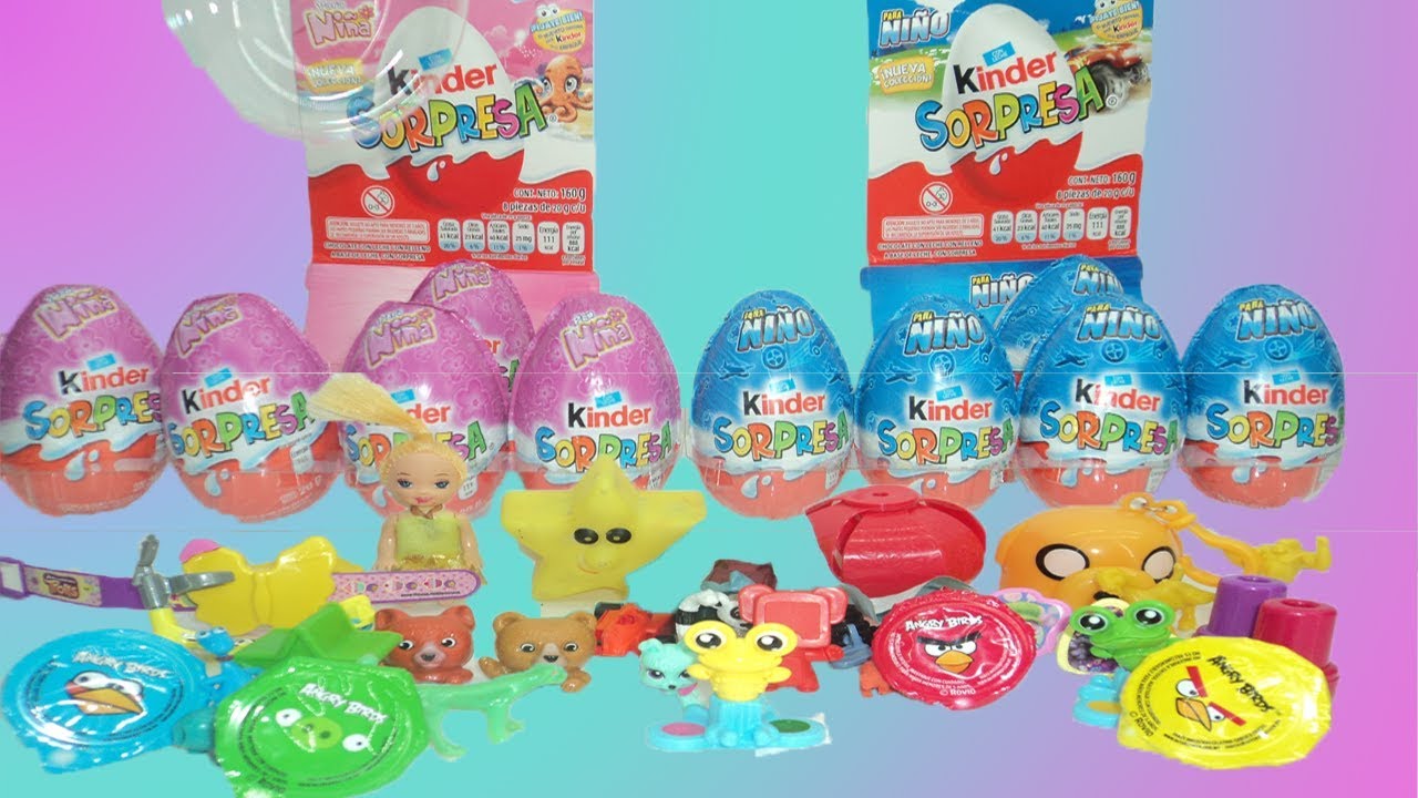 Aprende Los Colores ||Huevitos Sorpresa || Huevitos Kinder ||Videos ...