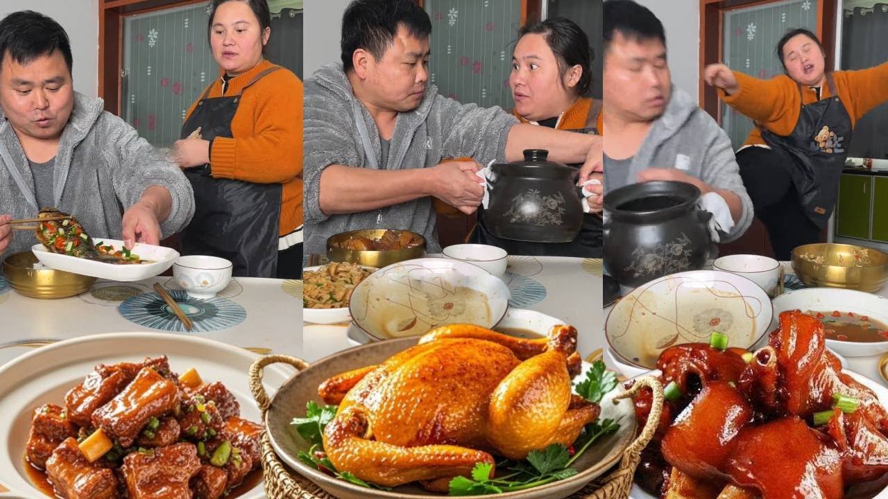 My husband is so selfish and still wants to eat mutton. He is dreaming ...