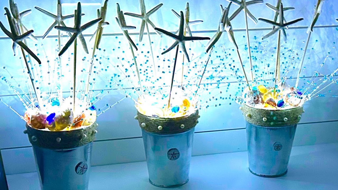 Easy Light Up Centerpieces! - YouTube