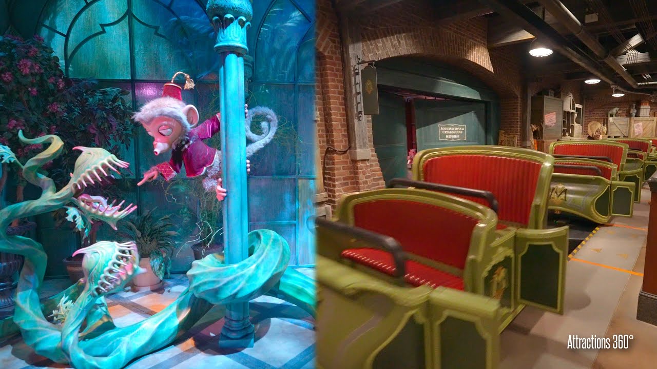 Mystic Manor Dark Ride | A Monkey Trackless Dark Ride | Disneyland 2025 ...