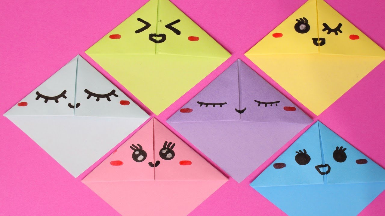 ORIGAMI : Marque-Page / Bookmark / Marcapagina / закладка - YouTube