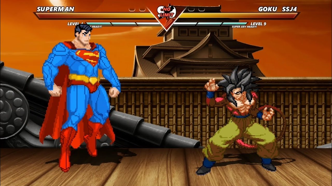 Goku Super Saiyan 4 Vs Superman