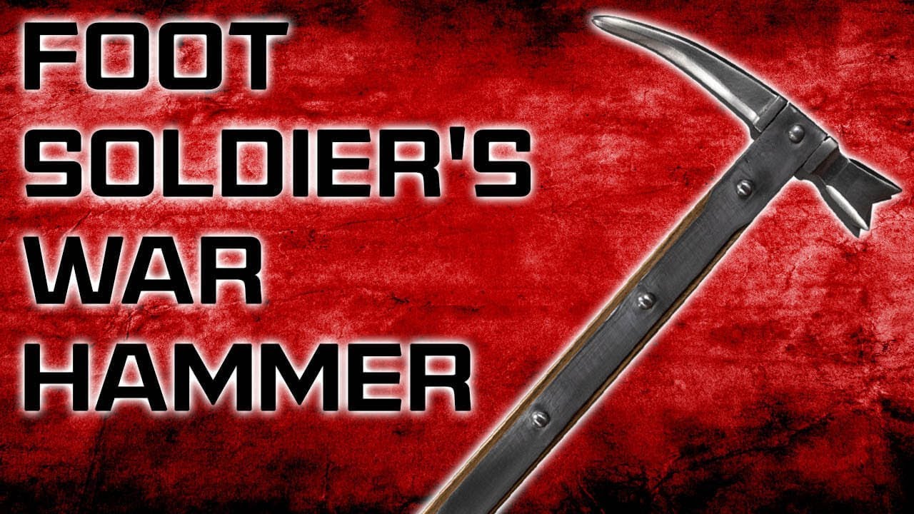 AH-4125 Foot Soldier's War Hammer from Medieval Collectibles - YouTube