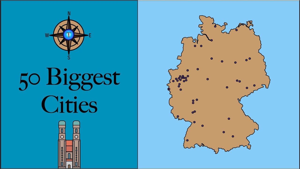 Top 50 Biggest German Cities Mapped 🇩🇪 - YouTube