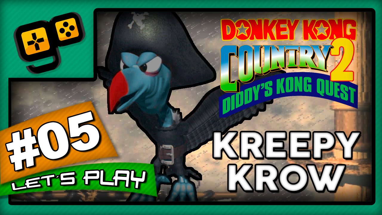 Let's Play: Donkey Kong Country 2 - Parte 5 - Kreepy Krow - YouTube