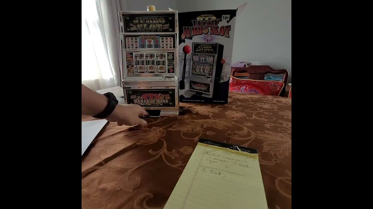 PowerTRC Jumbo Slot Machine Coin Bank Review, Hours of fun, but not ...