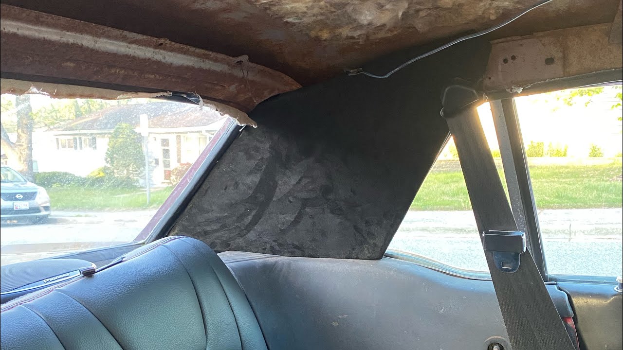 1967 Mustang DIY rear quarter interior panel install - YouTube