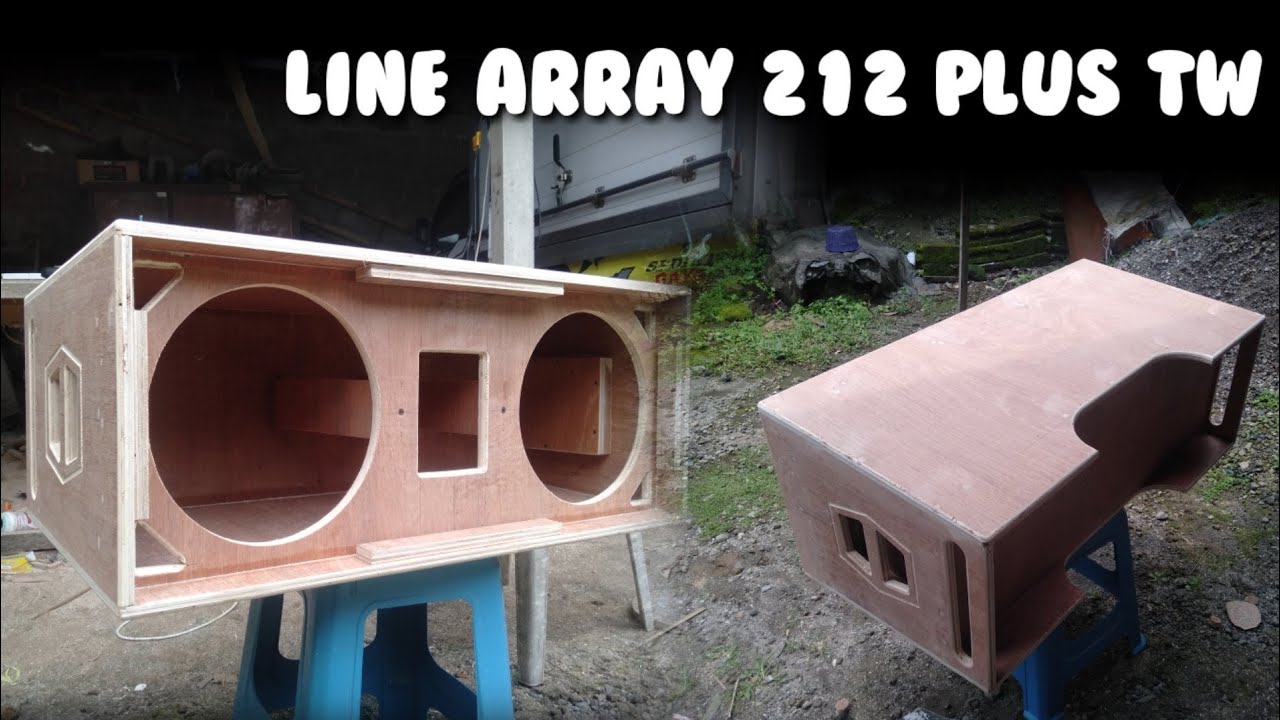 SKEMA LINE ARRAY 12 INCH DOUBLE PLUS TWEETER/ PROSES PENGUKURAN - YouTube