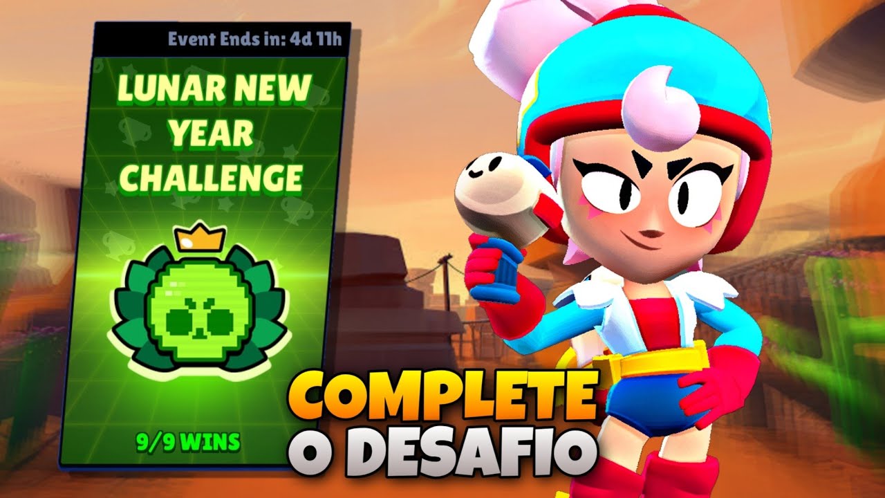 COMPLETEI O NOVO DESAFIO DO ANO NOVO LUNAR - Brawl Stars - YouTube