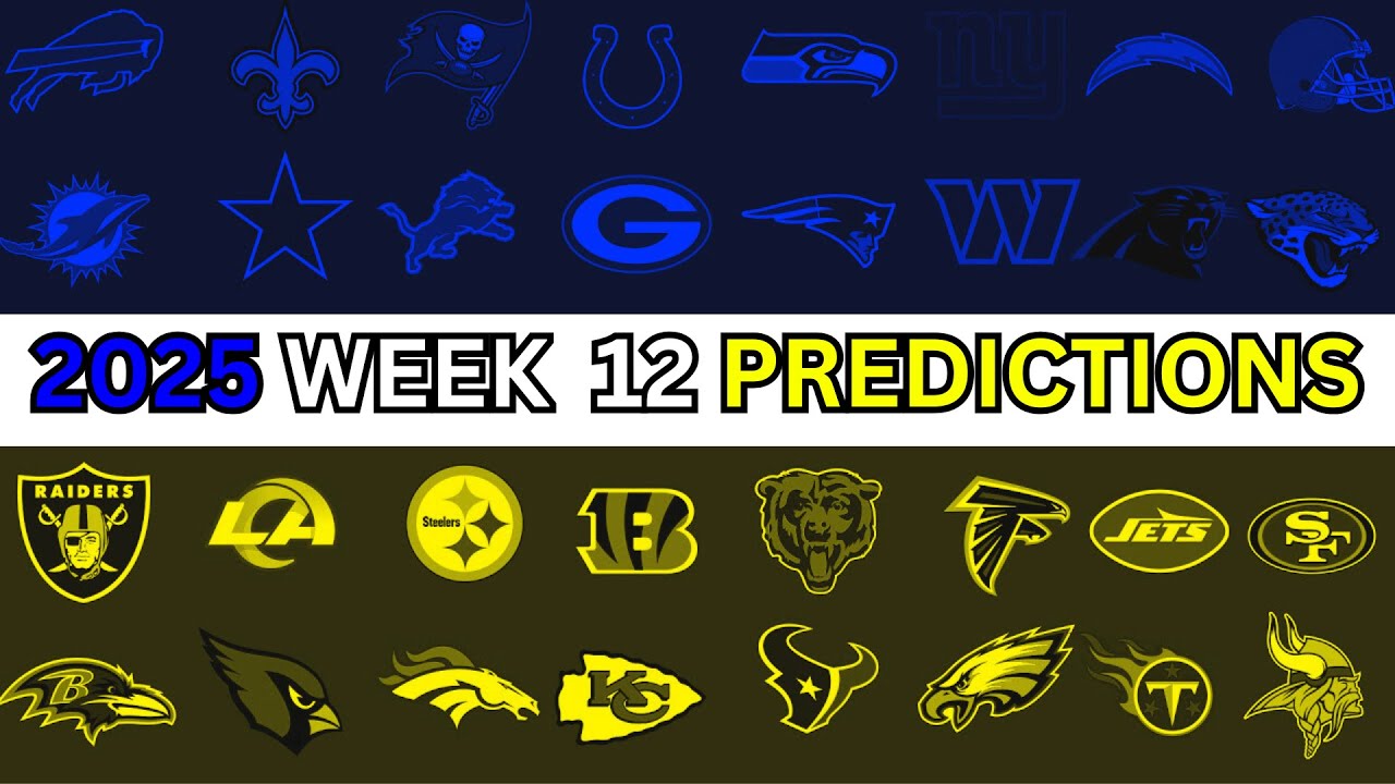 NFL Week 12 GAME PREDICTIONS: Every Game Picked! (Weekly Show!) - YouTube