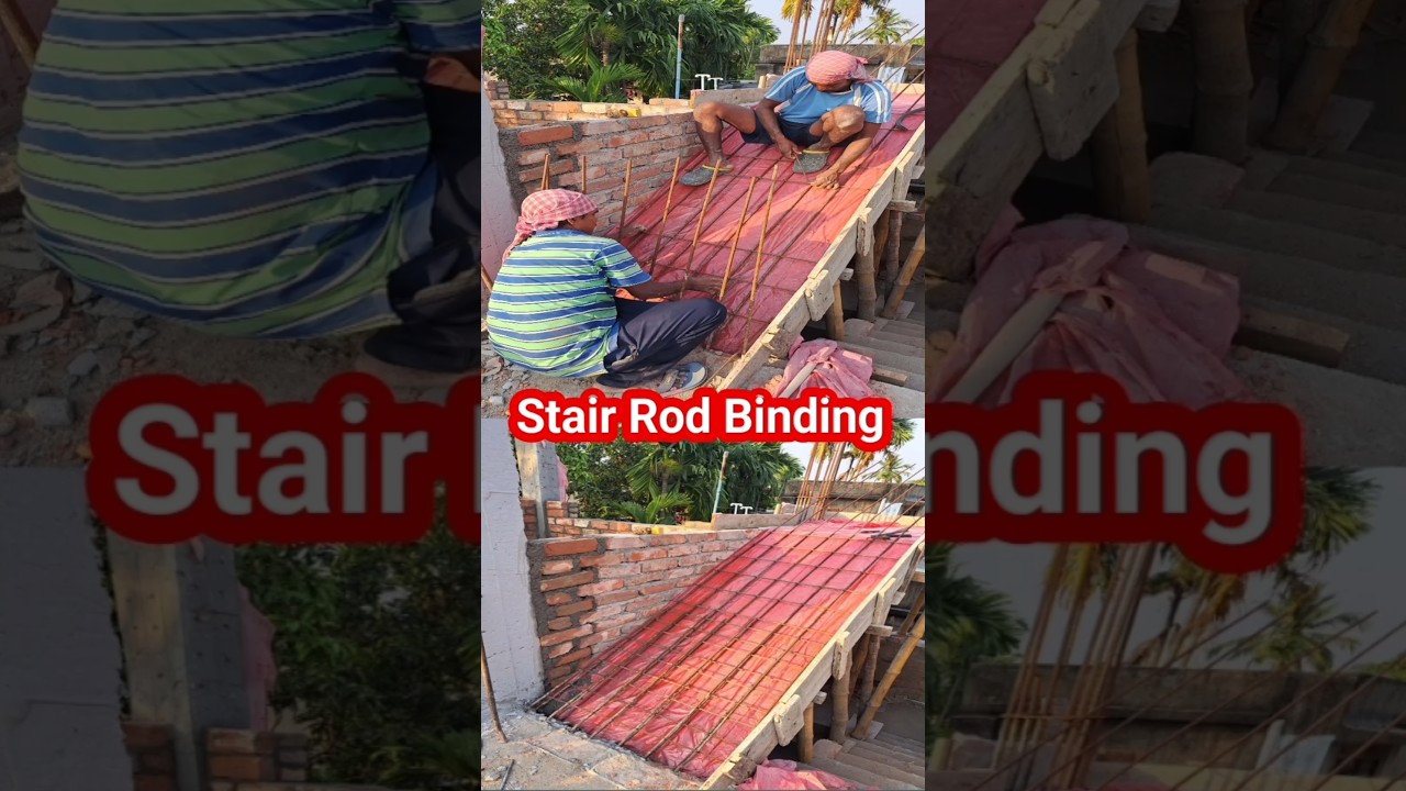 Stair Rod Binding👍 #construction #stairconstruction #shortsviral # ...
