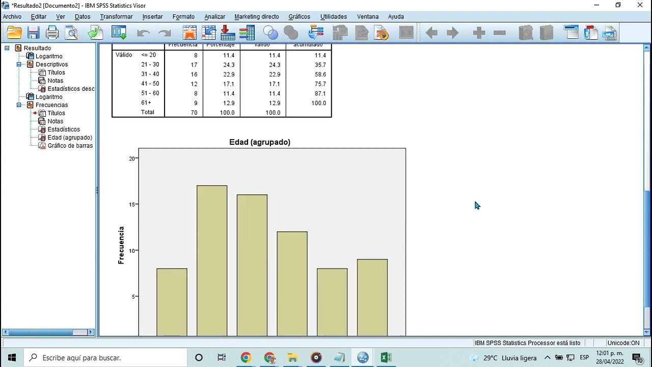 Informática Medica SPSS Categorizar variables - YouTube