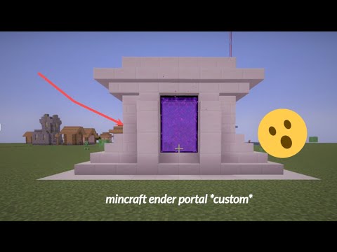 new ender portal designs and secret base its custom - YouTube
