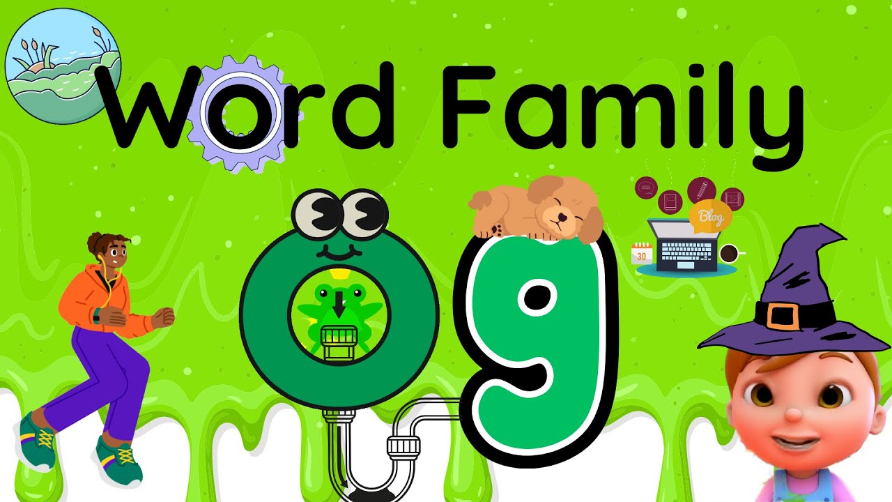Og words | The Word Family | CVC Words |Rhyming Words |Sentences ...