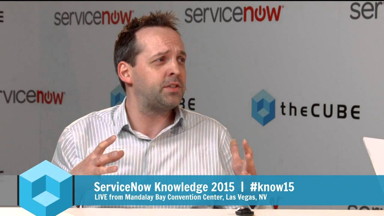 Robert Fedoruk | ServiceNow Knowledge15 - YouTube