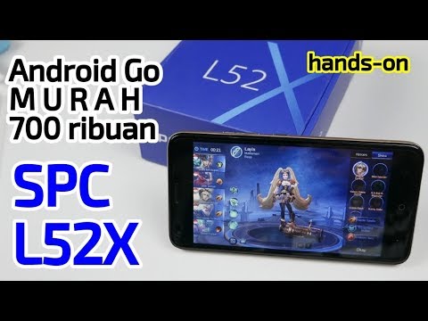 Hape Android Go harga 700 ribuan - SPC L52X - YouTube