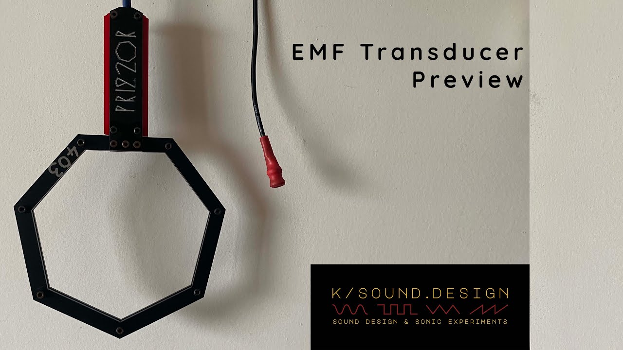 EMF Microphone Preview. k/sound design - YouTube