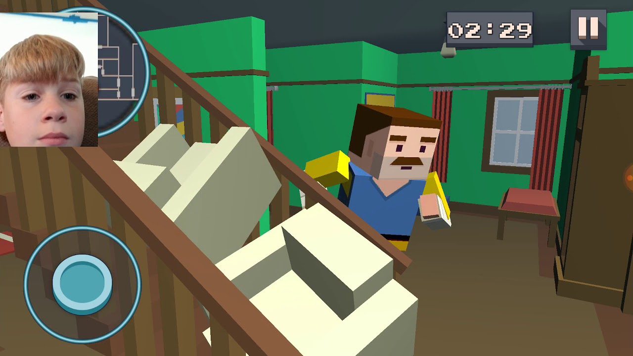 Hello neighbor pixels - YouTube