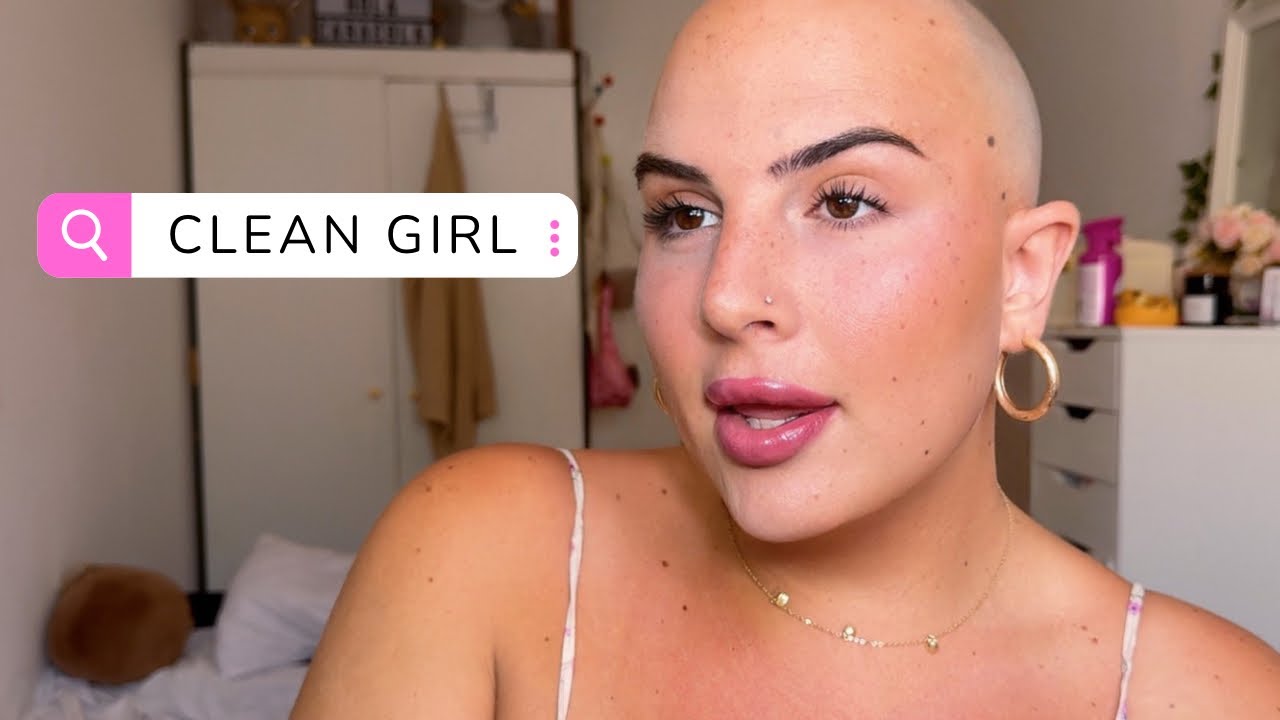 my “clean girl” makeup routine 🌷 - YouTube