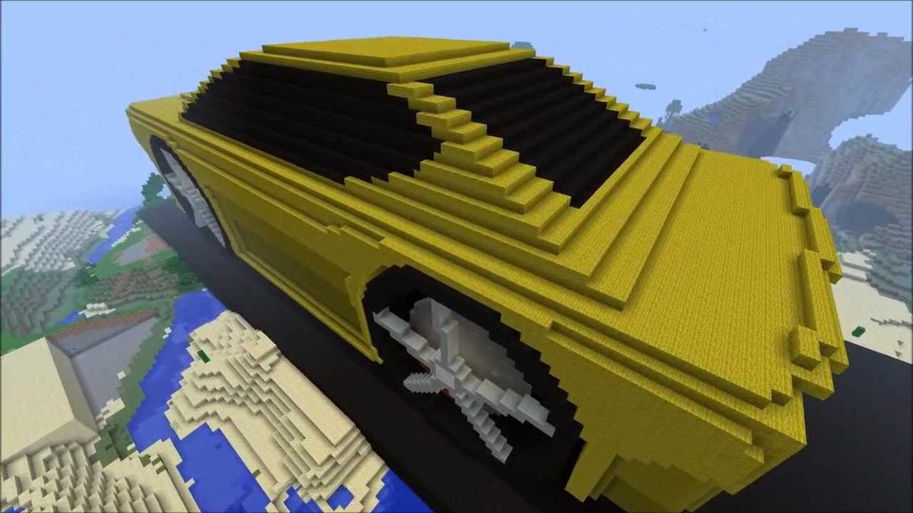 Huge Camaro in Minecraft - YouTube